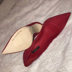 Dolce & Gabbana | Shoes | Dolce Gabbana Suede Red Heels | Poshmark